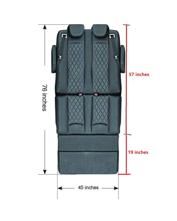 Double Reclining Seat Bed 45 Inch Width – SprinterSwivel